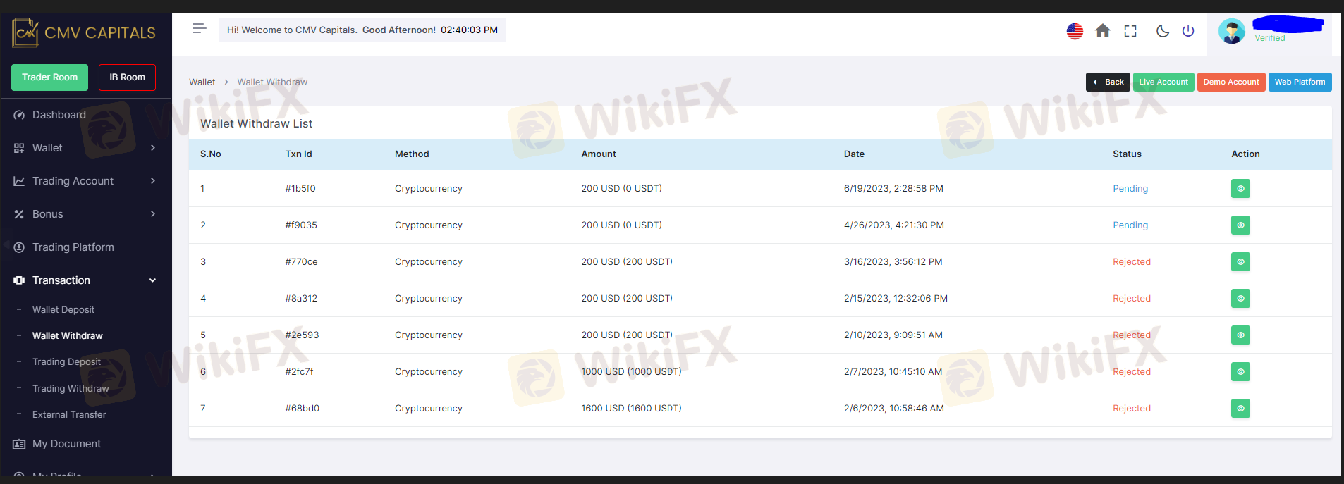 CMV CAPITALS Review, Forex Broker&Trading Markets, Legit or a Scam-WikiFX